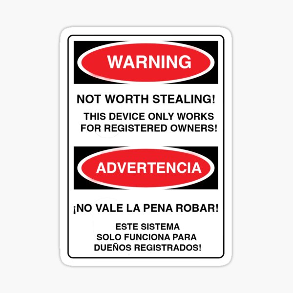"Dont steal my Starlink" Sticker for Sale by nomadic-martin | Redbubble