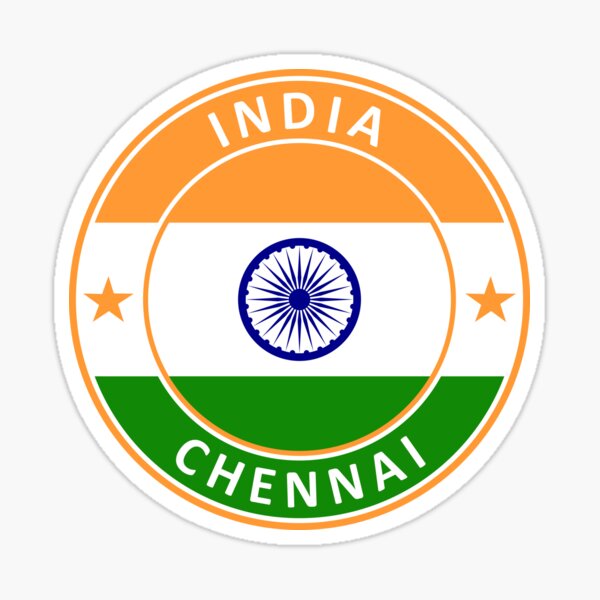 "Chennai, India" Sticker for Sale by Alma-Studio | Redbubble