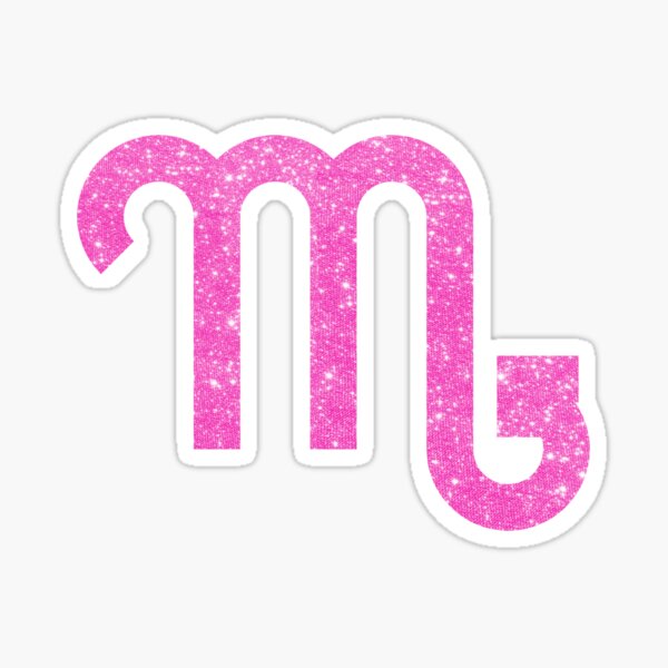"scorpio pink" Sticker for Sale by venusbyliv | Redbubble