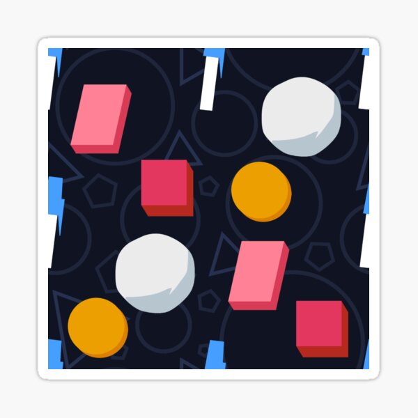 "Bfdi Pattern" Sticker for Sale by MsBonnie | Redbubble