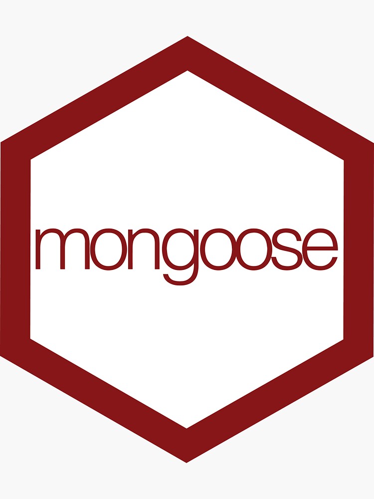 "Mongoose Mongodb Sticker" Sticker for Sale by blakethedead | Redbubble