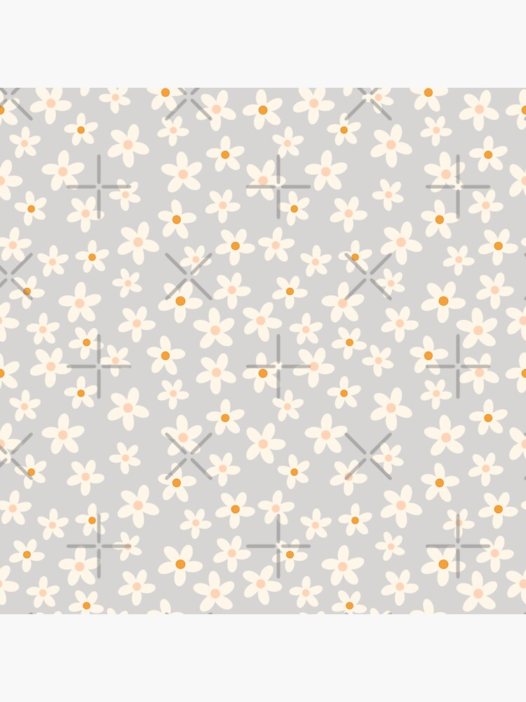 "Ditzy Floral Pattern | Boho Retro Flower Pattern" Sticker for Sale by ...