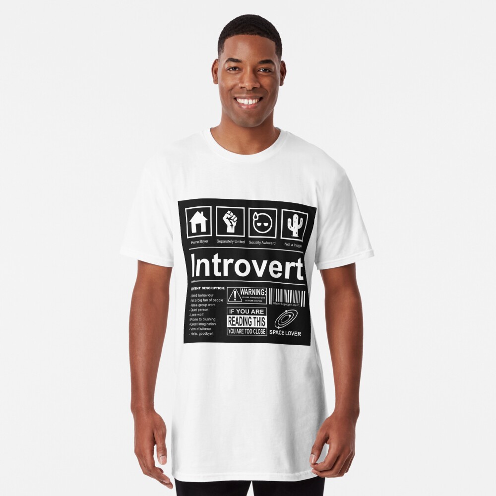 "Introvert" Sticker for Sale by Dargiula | Redbubble