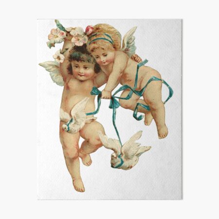 Lámina rígida «Querubines y palomas angelicales Preciosos angelitos ...