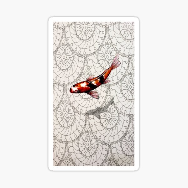 "KOI" Sticker for Sale by FrederickDC | Redbubble