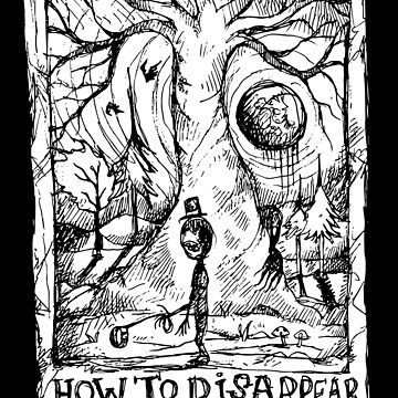 "How to Disappear Completely - Illustrated Lyrics" Sticker for Sale by ...