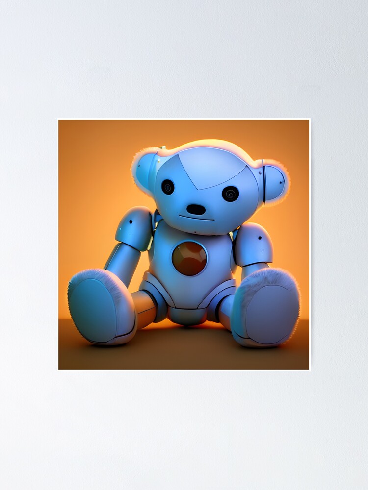 "Robobear" Poster for Sale by NitaBond | Redbubble