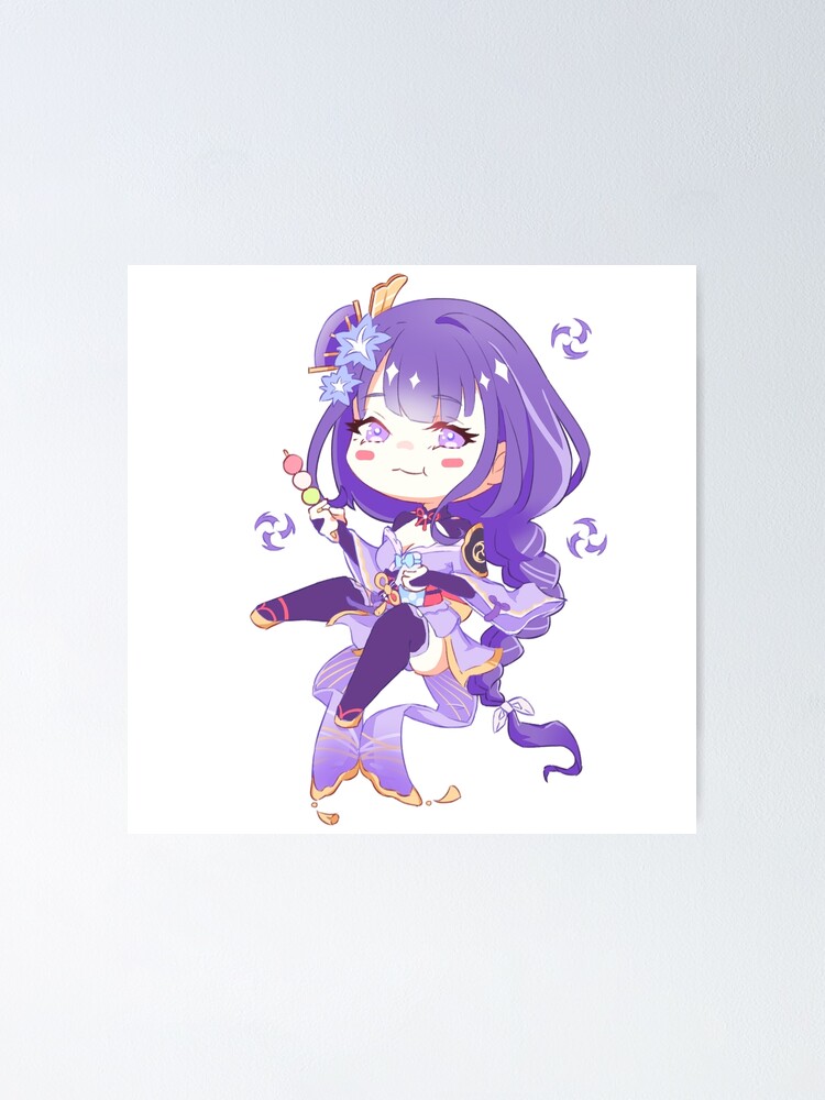 "Genshin Impact - Raiden Shogun Chibi" Poster von JudyAlter | Redbubble