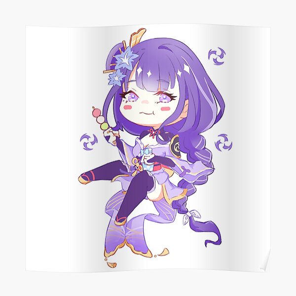 "Genshin Impact - Raiden Shogun Chibi" Poster von JudyAlter | Redbubble