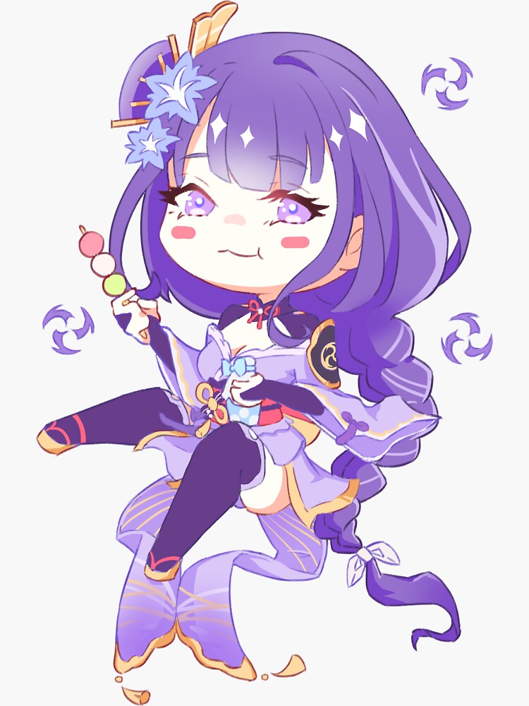 "Genshin Impact - Raiden Shogun Chibi" Sticker for Sale by JudyAlter ...