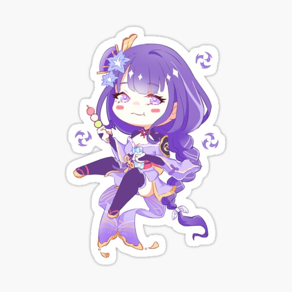 "Genshin Impact - Raiden Shogun Chibi" Sticker for Sale by JudyAlter ...