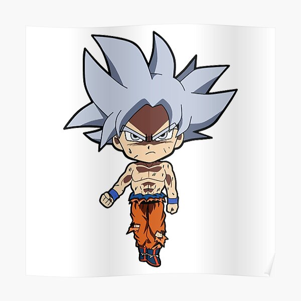 "Goku Ultra Instinct Chibi" Poster for Sale by MalteseArtist | Redbubble