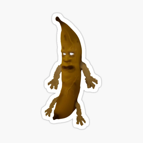 "Gross Banana " Sticker for Sale by MrSPINEBLOOD | Redbubble