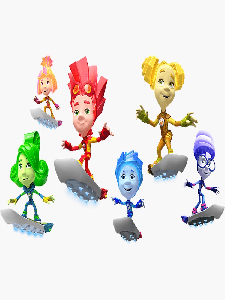 "Cartoon the fixies" Sticker for Sale by Par-kids | Redbubble