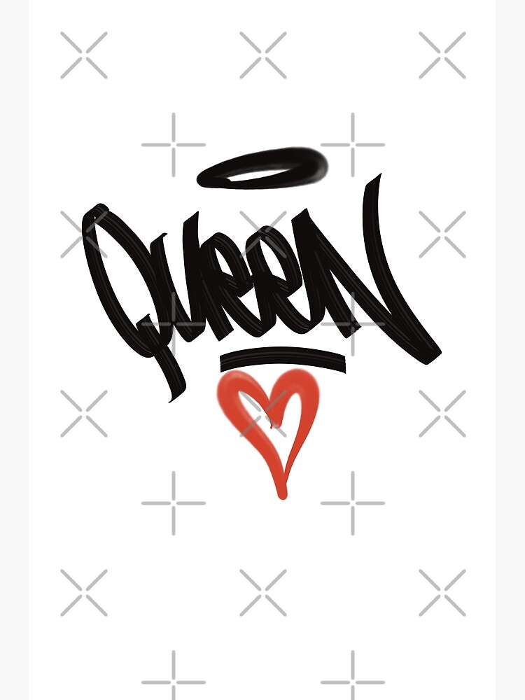 "queen graffiti" Poster for Sale by dixtrois | Redbubble