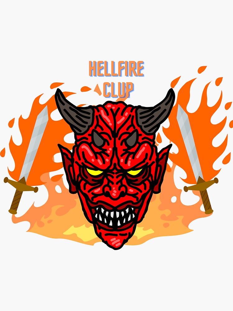 "hellfire clup" Sticker for Sale by desiner-N01 | Redbubble