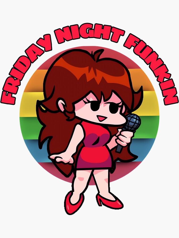 "Friday Night Funkin girlfriend best character fnf " Sticker for Sale ...