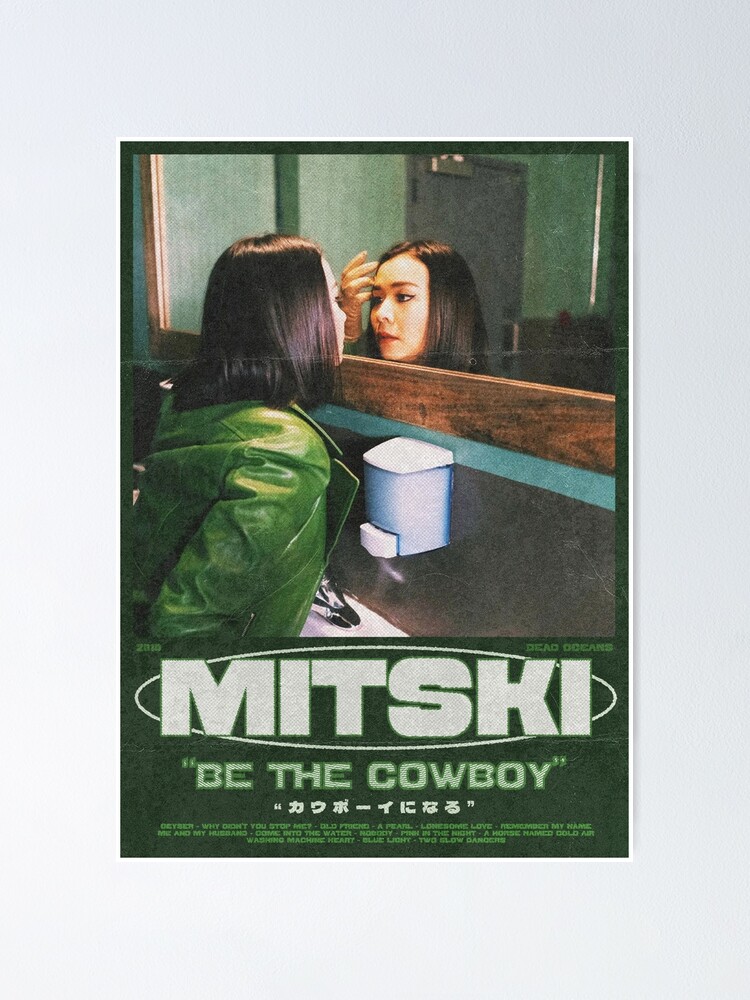 "Mitski | Seien Sie der Cowboy | Vintage Retro Wandkunst Musikalbum Posterdruck" Poster von ...