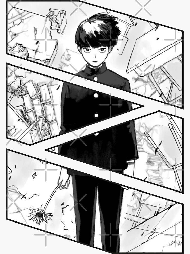 "Kageyama Shigeo MP100" Sticker for Sale by AH1Design | Redbubble