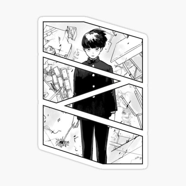 "Kageyama Shigeo MP100" Sticker for Sale by AH1Design | Redbubble