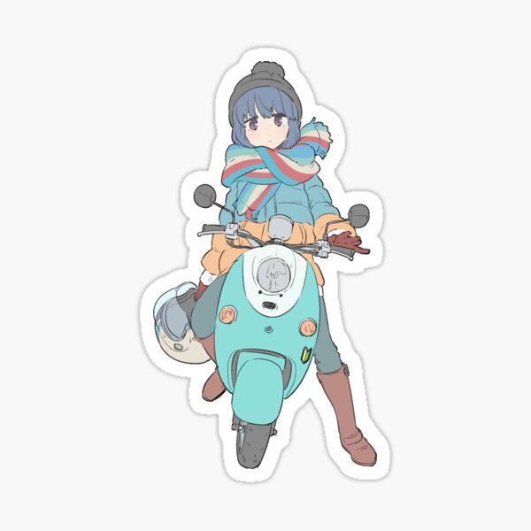 "rin chima | Yuru Camp" Sticker for Sale by Yor-art | Redbubble