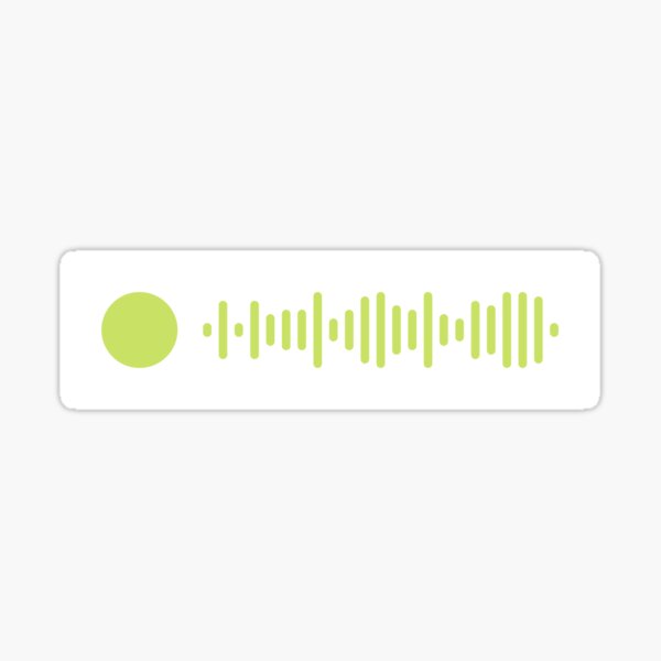 "Taylor Swift Entire Discography Spotify Code" Sticker for Sale by ...