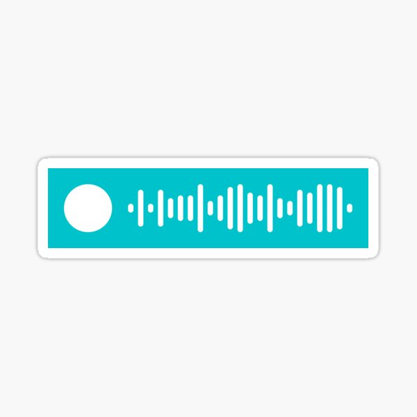 "Taylor Swift Entire Discography Spotify Code" Sticker for Sale by ...