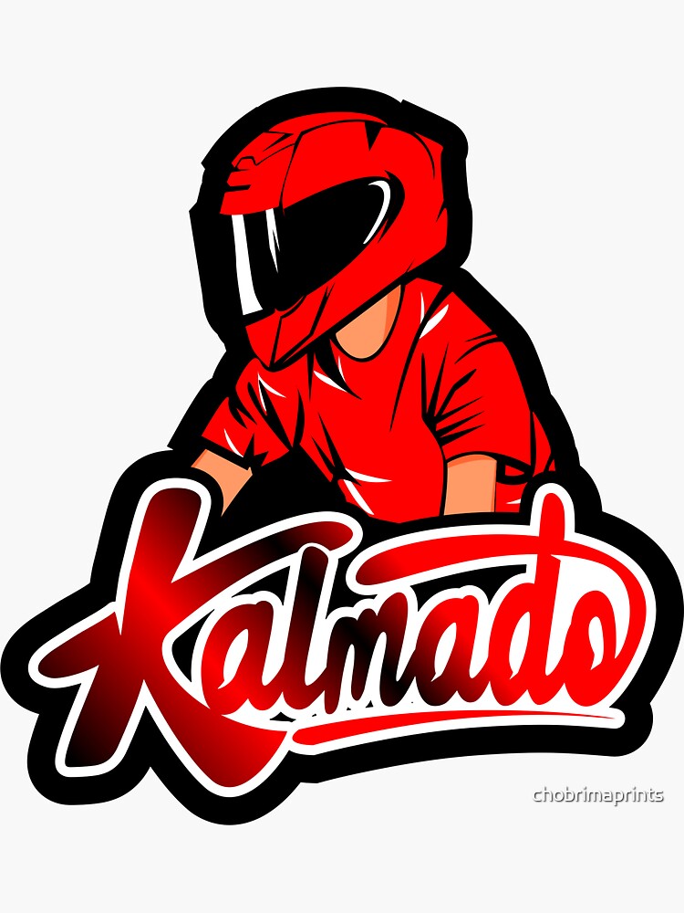 "Kalmado sticker" Sticker for Sale by chobrimaprints | Redbubble