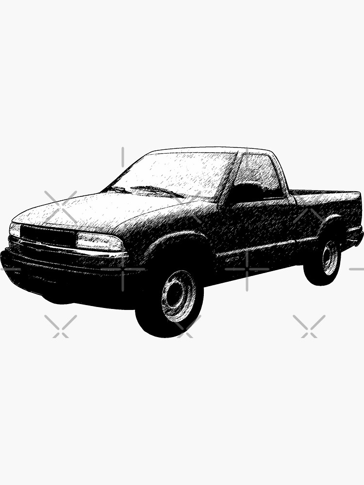 "1981 Chevy S10" Sticker for Sale by AngsalDesign | Redbubble