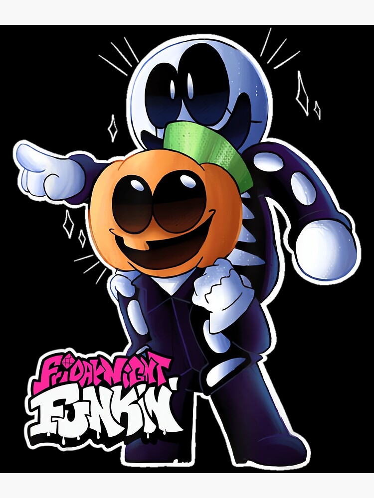 "Friday Night Funkin Pump And Skid Funny " Poster for Sale by ...