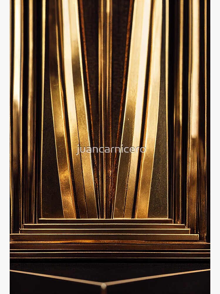 "Metallic texture gold color" Sticker for Sale by juancarnicero | Redbubble