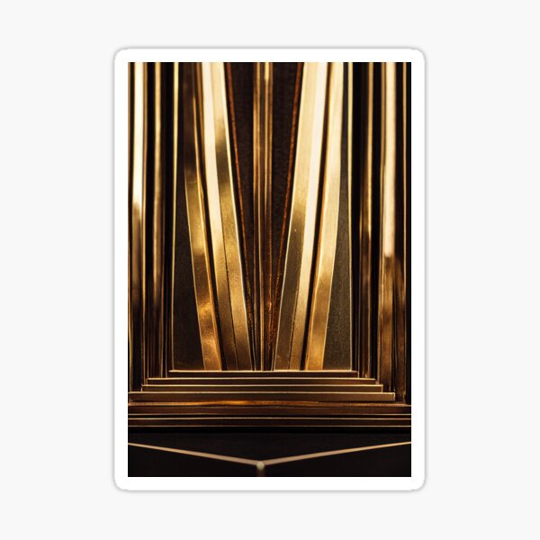 "Metallic texture gold color" Sticker for Sale by juancarnicero | Redbubble