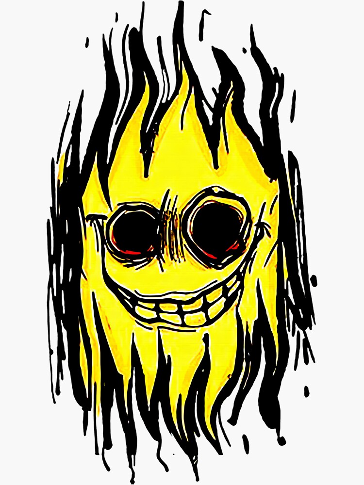 "Friday Night Funkin Senpai Monster Head A " Sticker for Sale by ...