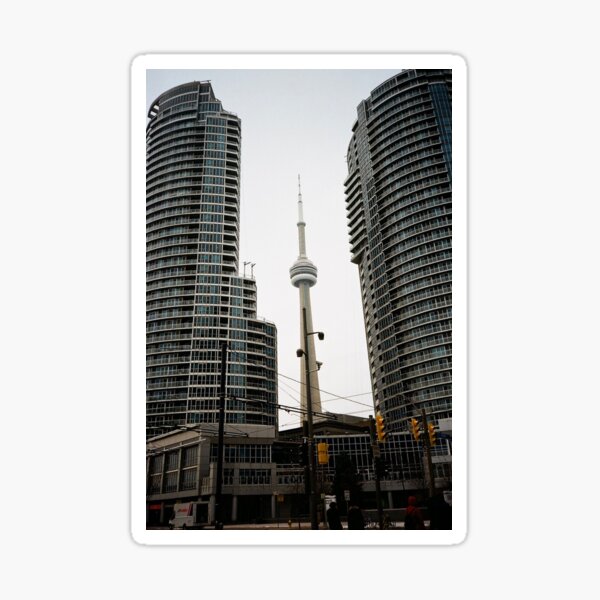 "Toronto - CN Tower" Sticker for Sale by leahfsf | Redbubble