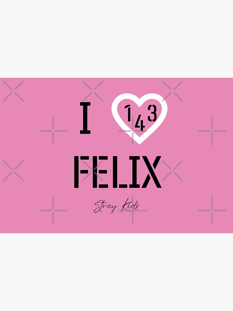 "Stray Kids - I 143 Felix - From the Case 143 Song" Sticker for Sale by ...