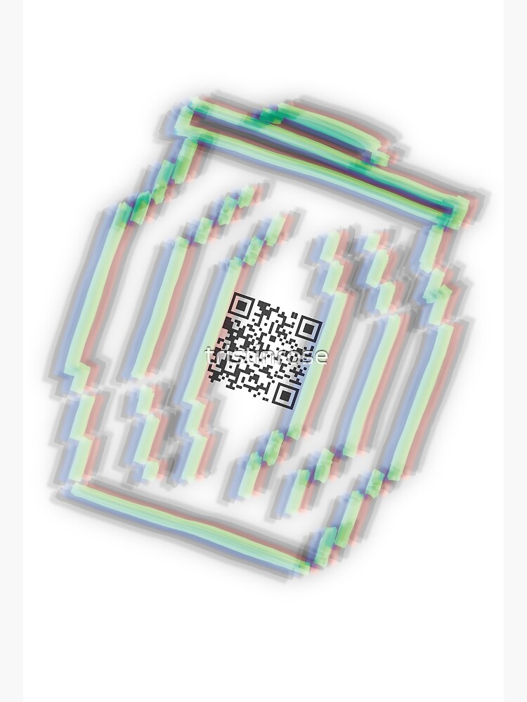"still a piece of garbage vine meme qr code" Art Print for Sale by ...