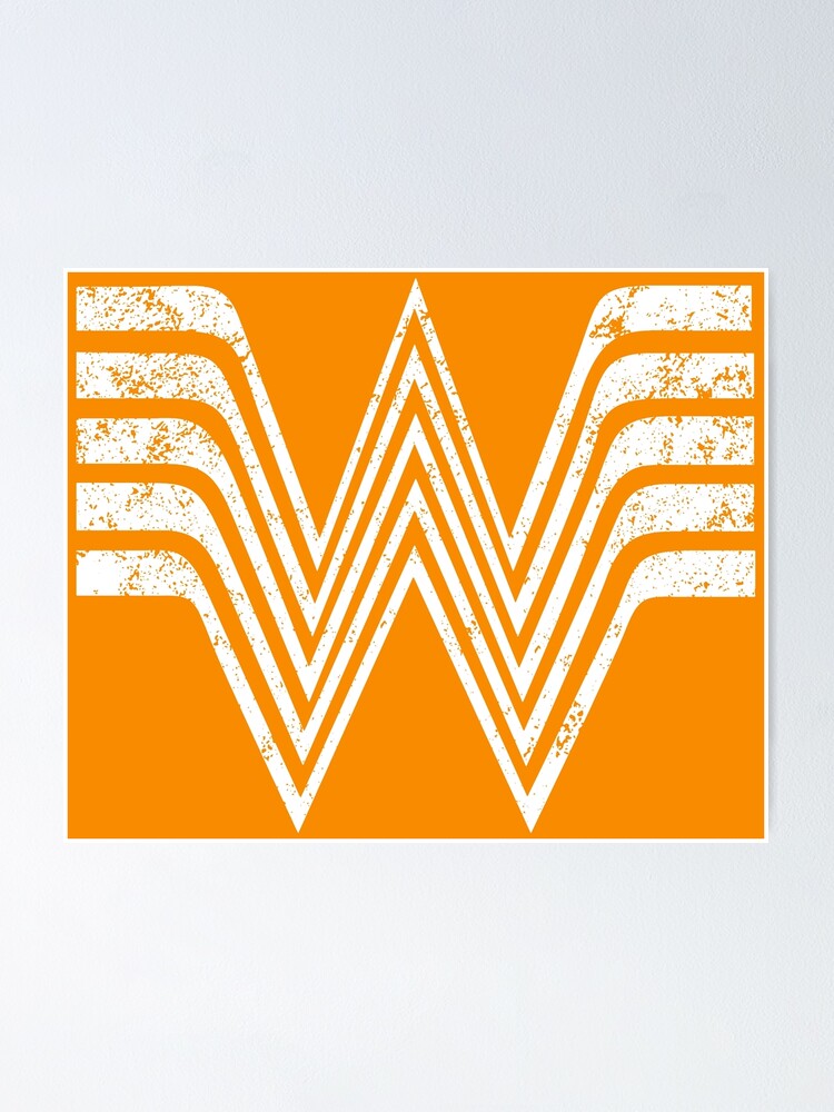 "Whataburger W - White" Poster for Sale by sticker-stacker | Redbubble