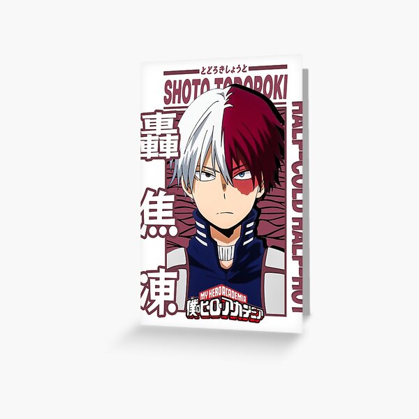 "Boku No Hero Academia - Shoto Todoroki " Greeting Card for Sale by ...