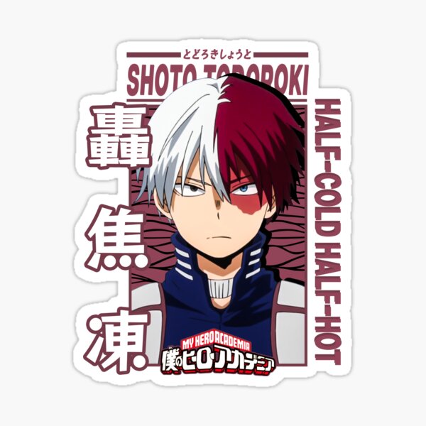 "Boku No Hero Academia - Shoto Todoroki " Sticker for Sale by Saghanime ...