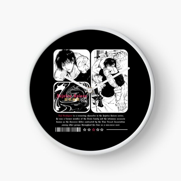 "Toji Fushiguro jujutsu, Fushiguro jujutsu kaisen, jjk manga" Clock for ...