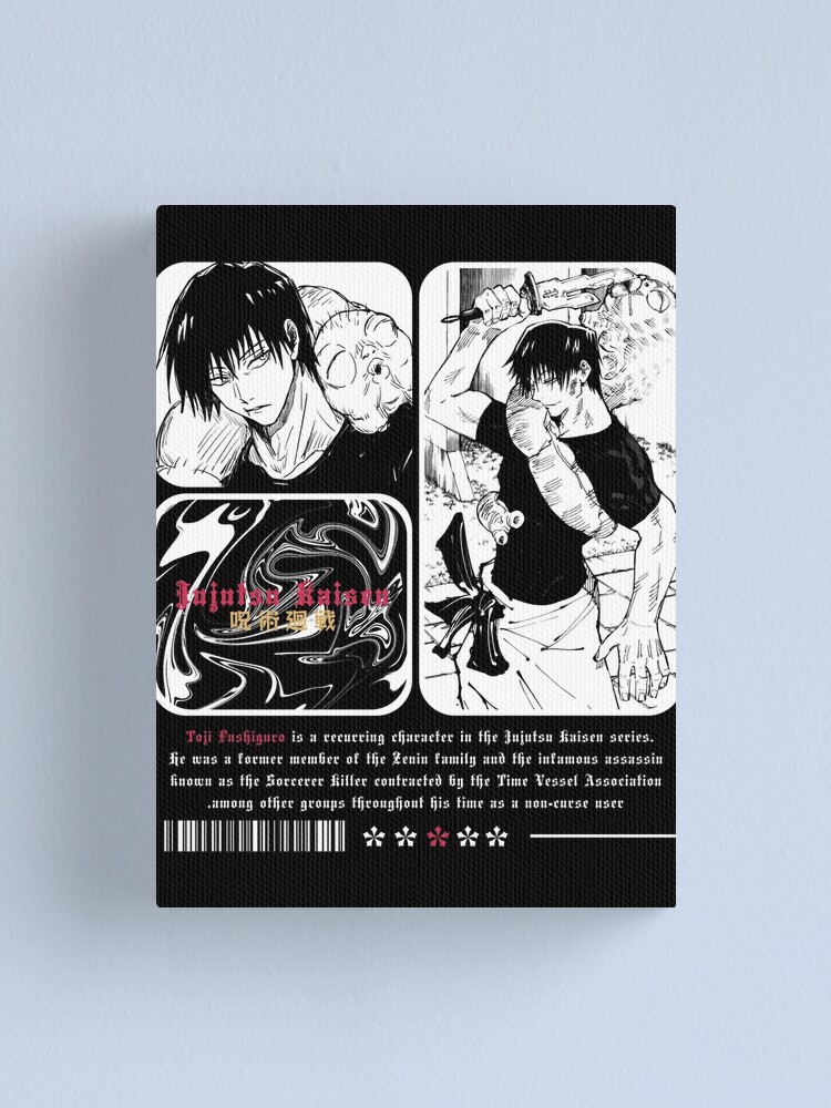 "Toji Fushiguro jujutsu, Fushiguro jujutsu kaisen, jjk manga" Canvas ...