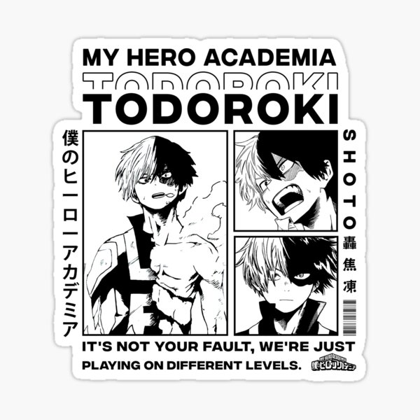 "Boku No Hero Academia - Shoto Todoroki " Sticker for Sale by Saghanime ...