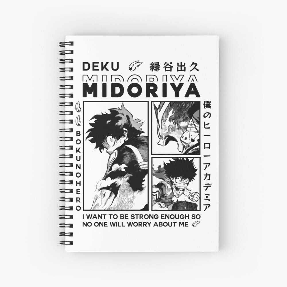 "Boku No Hero Academia - Izuku Midoriya, Deku mha, bnha manga" Spiral ...