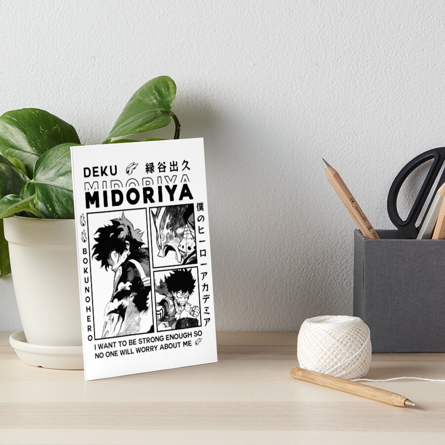 "Boku No Hero Academia - Izuku Midoriya, Deku mha, bnha manga" Art ...