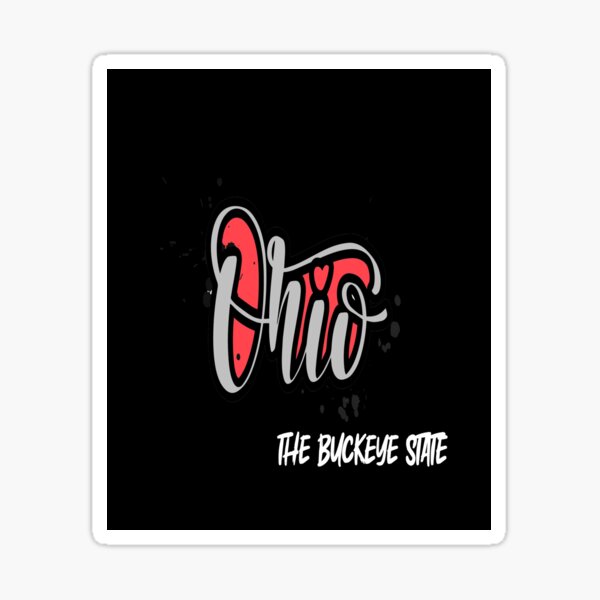 "OHIO; The buckeye State" Sticker for Sale by mturns57 | Redbubble