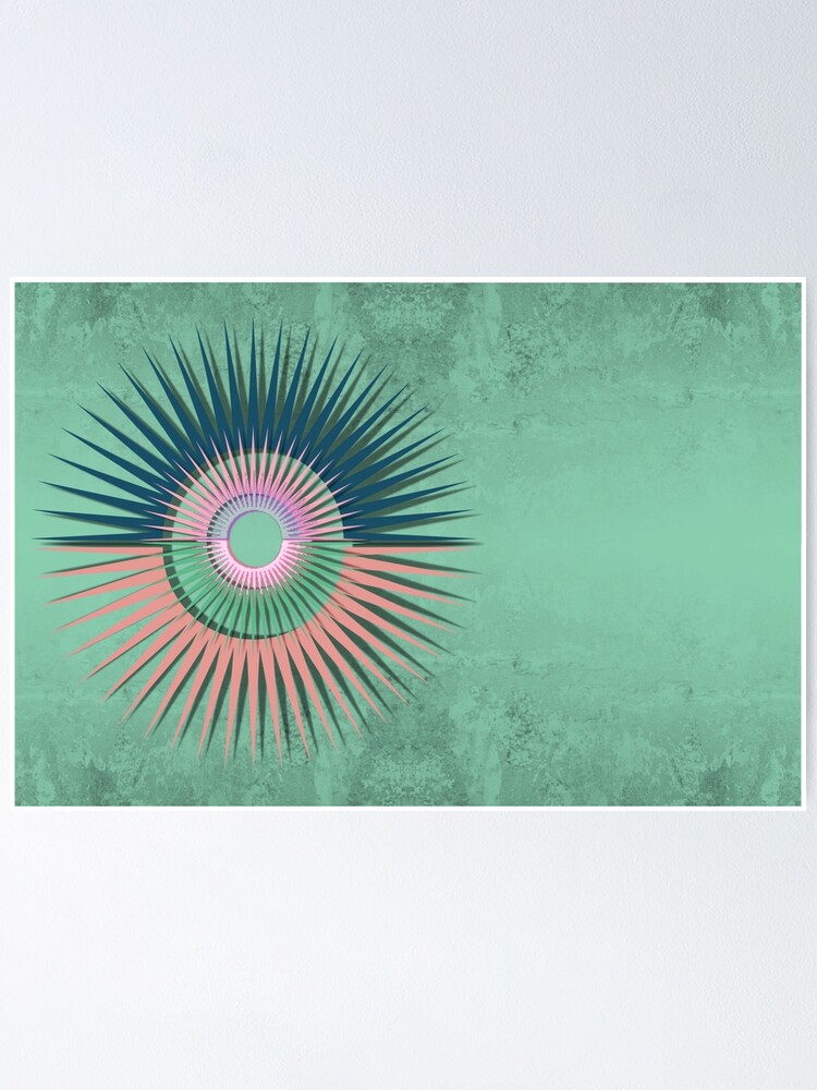 "Spiky Wheel" Poster for Sale by Crayle | Redbubble