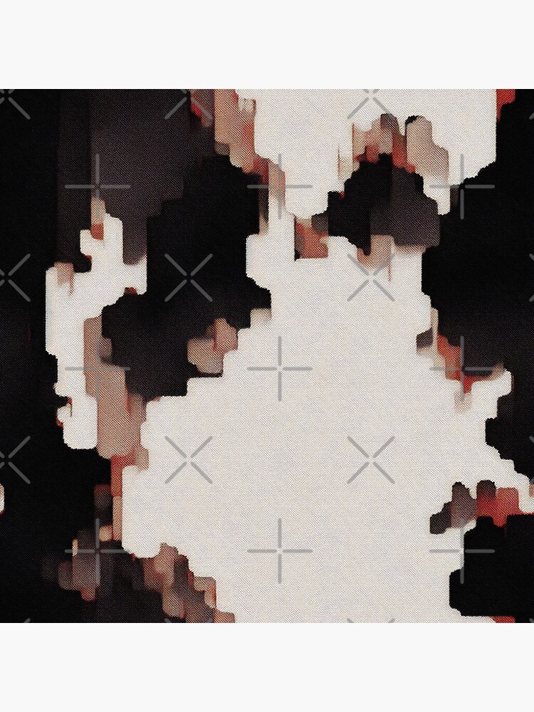 "Distressed Pastel Abstract Paint Splash Pattern Pixel Art Blend Glitch ...