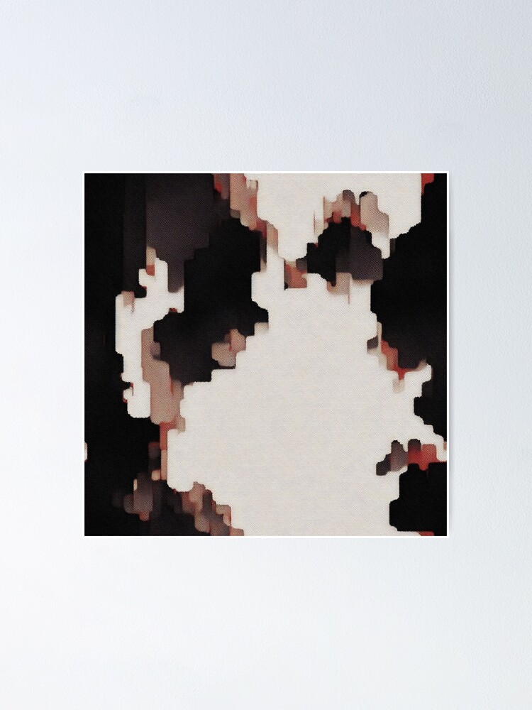 "Distressed Pastel Abstract Paint Splash Pattern Pixel Art Blend Glitch ...