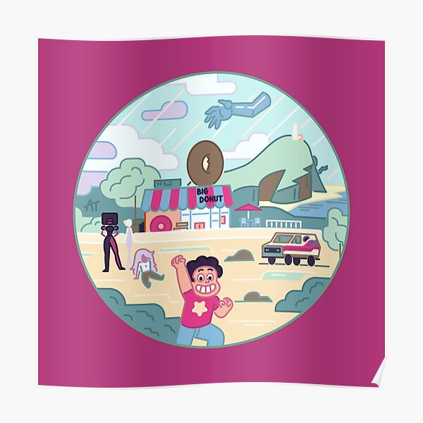 Steven Universe Full Colour Line Art Poster For Sale By Arden Taylor Redbubble 