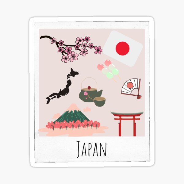 "Japan Travel" Sticker for Sale by artzytravelshop | Redbubble